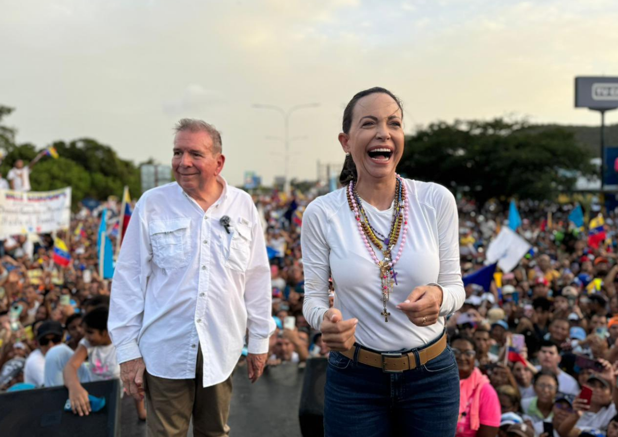 Barcelona a REVENTAR con Edmundo y María Corina rumbo al 28 de julio ...